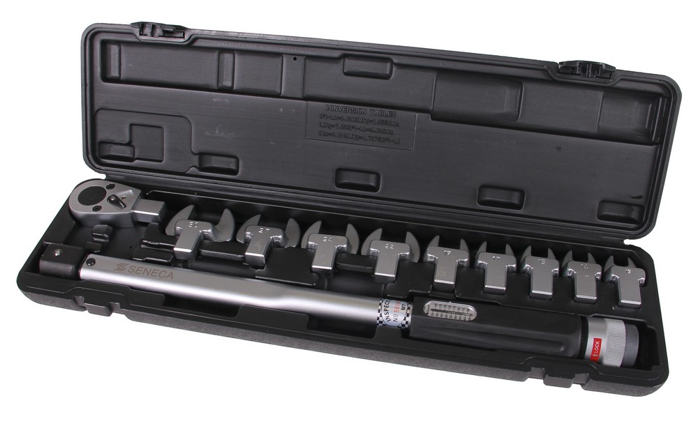 Torque wrench 1/2" 40-200nm spanner heads | Valkenpower